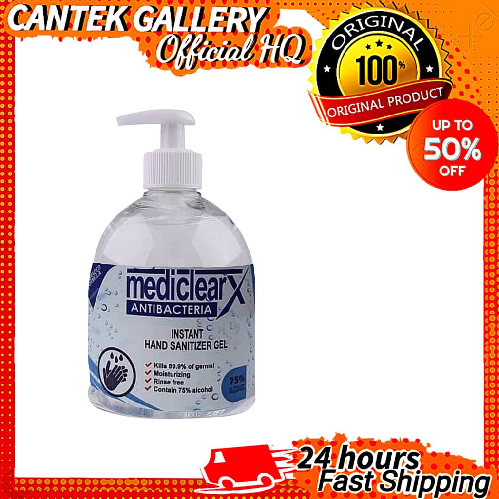 🛒ORIGINAL🔥500ML MEDICLEAR HAND SANITIZER GEL (ORIGINAL) | Shopee Malaysia