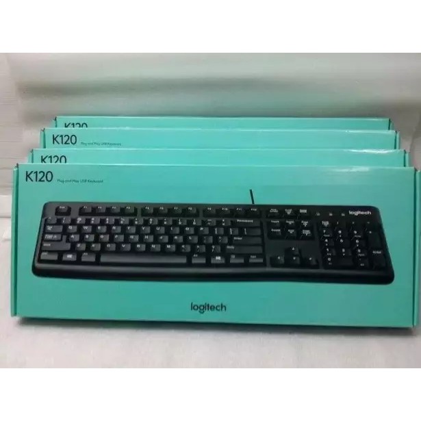 ORIGINAL LOGITECH K120 USB KEYBOARD | Shopee Malaysia