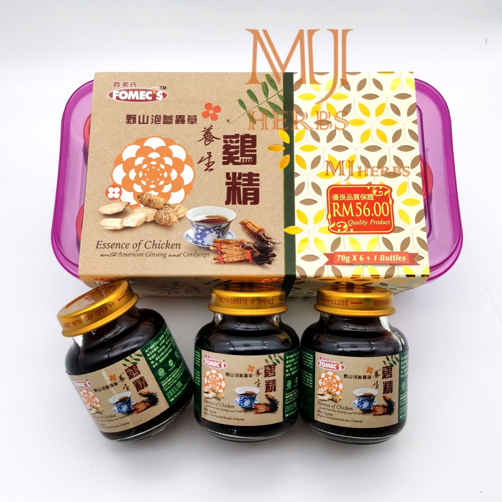 FOMEC’s Essence of Chicken with American Ginseng & Cordyceps ...