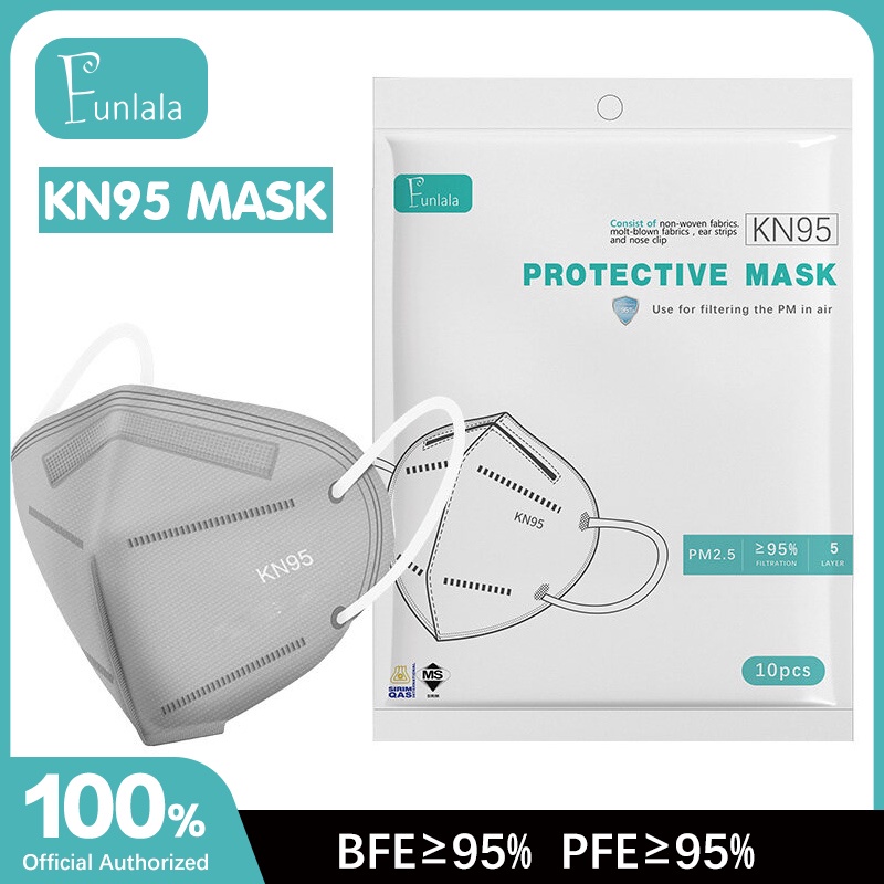 [Individual Package][Local Stock] 50PCS KN95 Face Mask Breathable Adult ...
