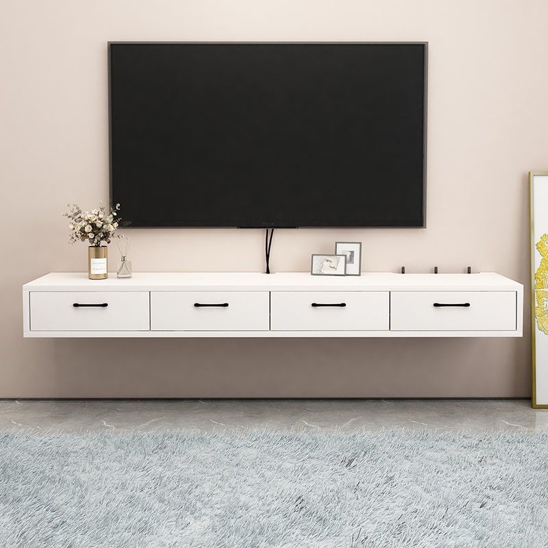 Solid Wood New Style Hanging TV Cabinet Wall Hanging Bedroom Living ...