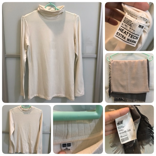 Uniqlo Top & Heatech & H&M (bundle) | Shopee Malaysia