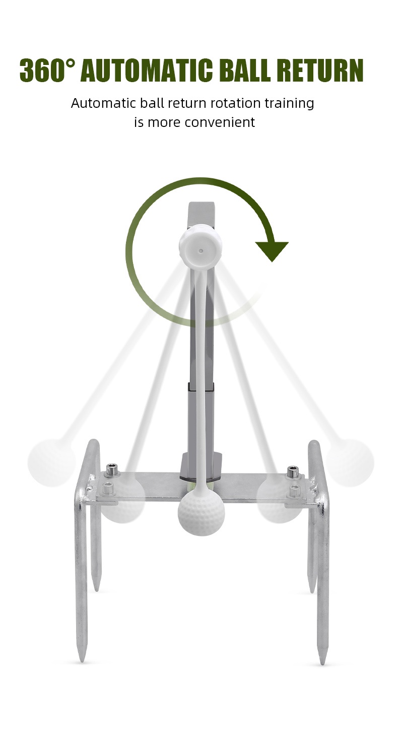 PGM Plug and Play mini golf swing trainer Automatic ball return ...
