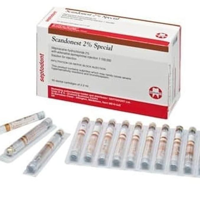 Scandonest 2% Anesthetic citoject 1 strip / 10 ampule | Shopee Malaysia