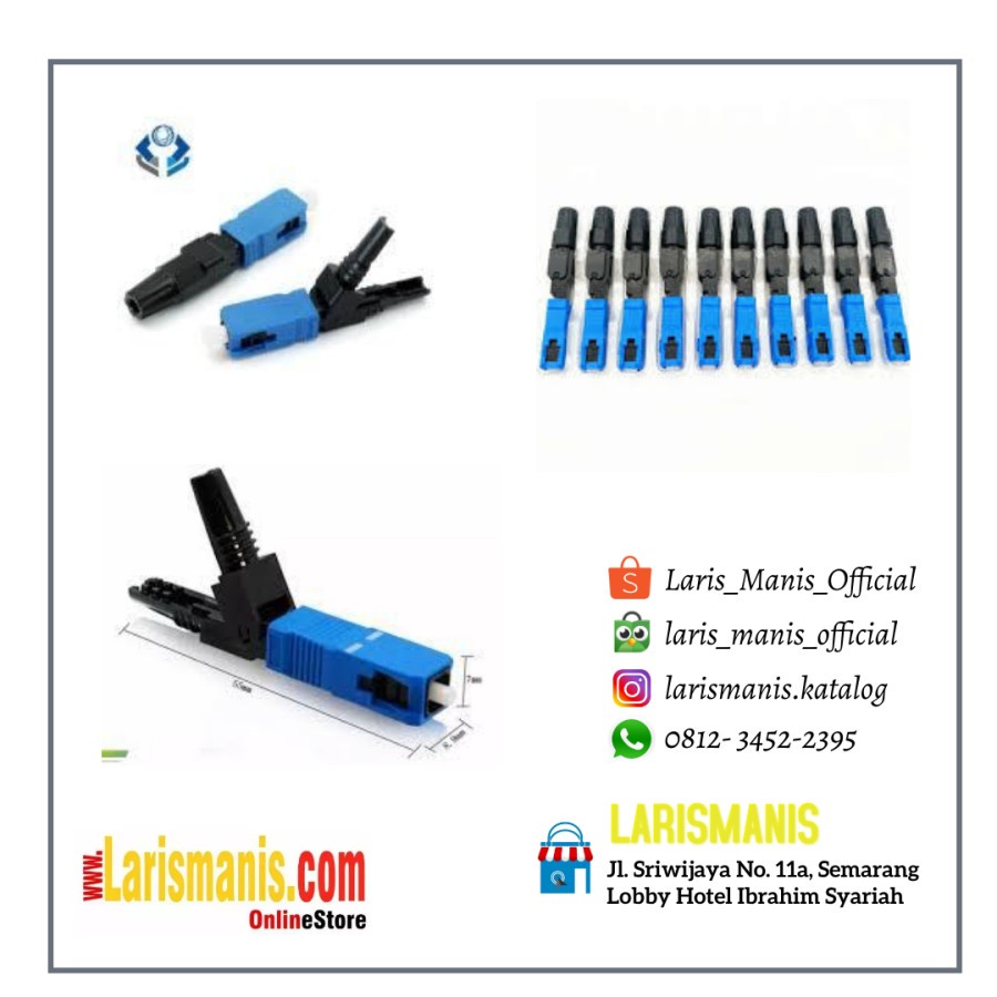 Sc Fiber Optic Quick Fast Connector adapter for FTTH SELL IN ONE ...