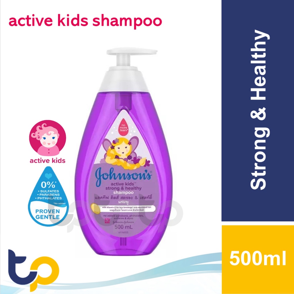 Johnson's Active Kids Shiny Drops/ Soft & Smooth/ Strong & Healthy ...