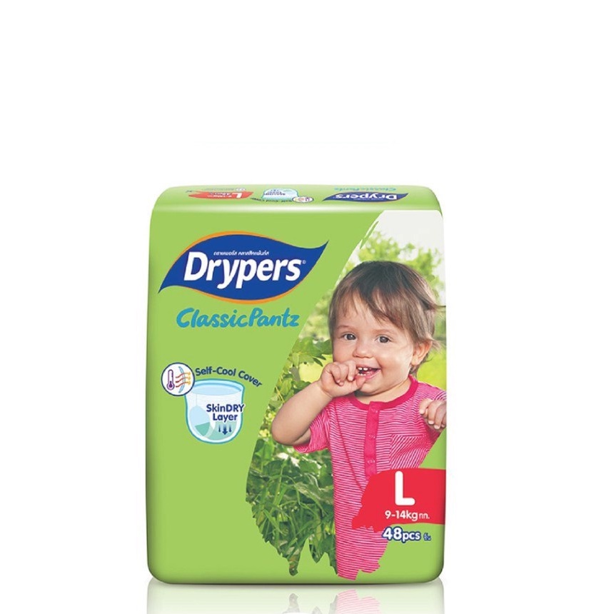Drypers Classic Pantz Mega L48 (9-14kg) | Shopee Malaysia
