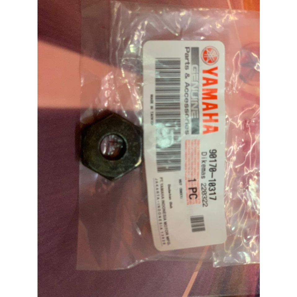 YAMAHA EGO,NOUVO,EGOS,NOUVO LC REAR PULLEY NUT 90170-10317 95307-12700 ...