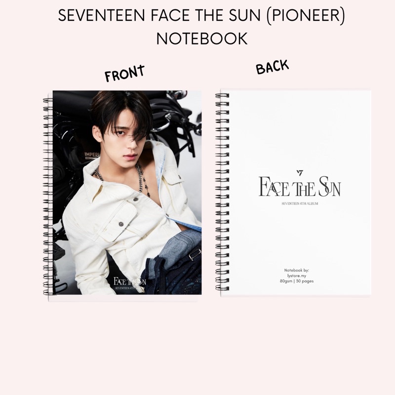 SEVENTEEN NOTEBOOK FACE THE SUN (PIONEER) | Shopee Malaysia