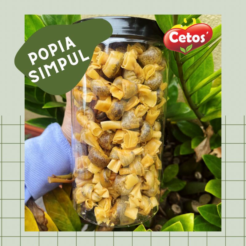 POPIA SIMPUL BUNCIT 450 GM POPIA SERUNDING IKAN BILIS POPIA SIMPUL ...