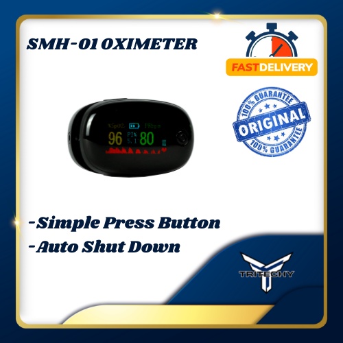 (READY STOCK) Finger Oximeter Fingertip Pulse Oxymeter Spo2 Monitor ...