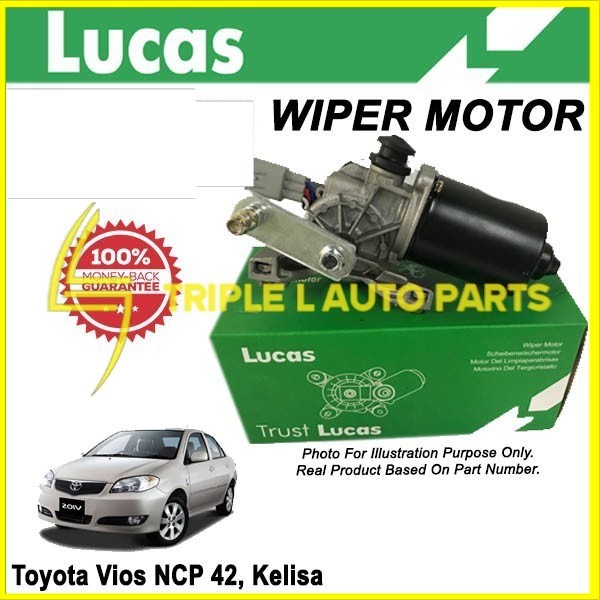 Toyota Vios NCP42 2002-2007 Original Lucas Wiper Motor | Shopee Malaysia