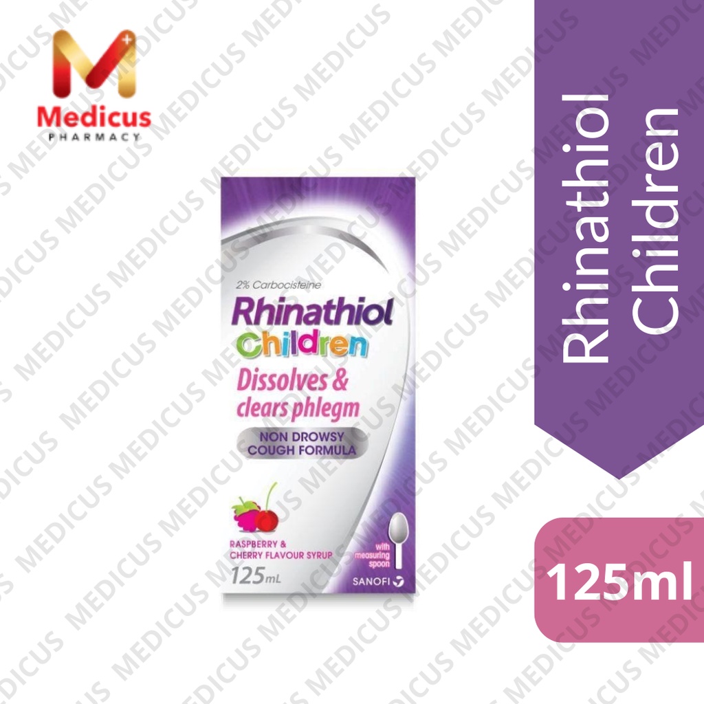 [READY STOCK] Rhinathiol Children Dissolves & clears phlegm 125ml (Exp ...
