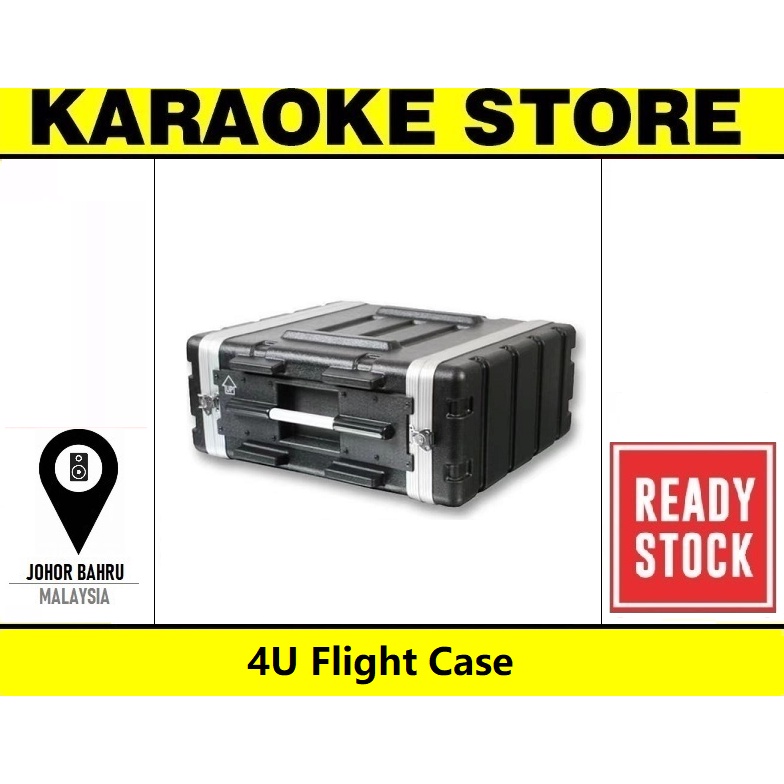 ABS 4U Flight Case Equipment Case For Amplifier | Shopee Malaysia