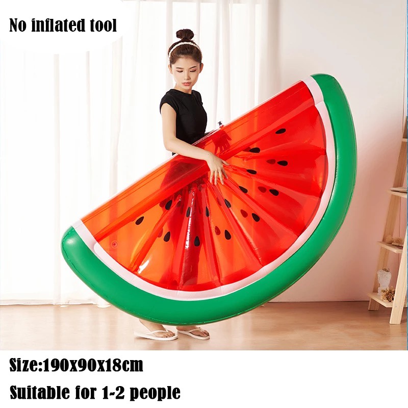 Mainan PVC Plastik Menunggang Terapung Buah Tembikai dan Nanas untuk ...