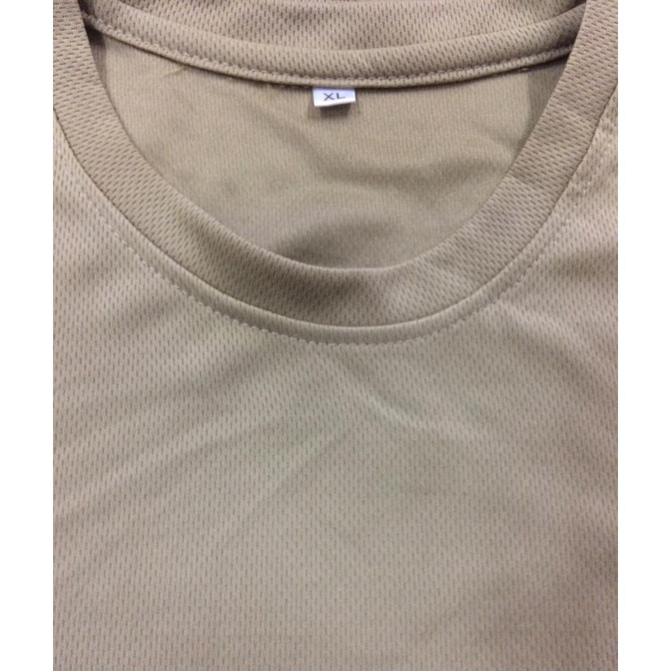 T-Shirt Microfiber Sand Warna Inner Tentera Darat Army/Khaki Celoreng ...