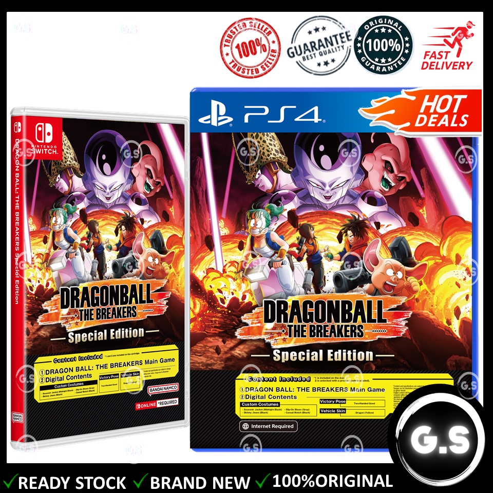 PS4 SWITCH DRAGON BALL: THE BREAKERS [SPECIAL EDITION] | Shopee Malaysia