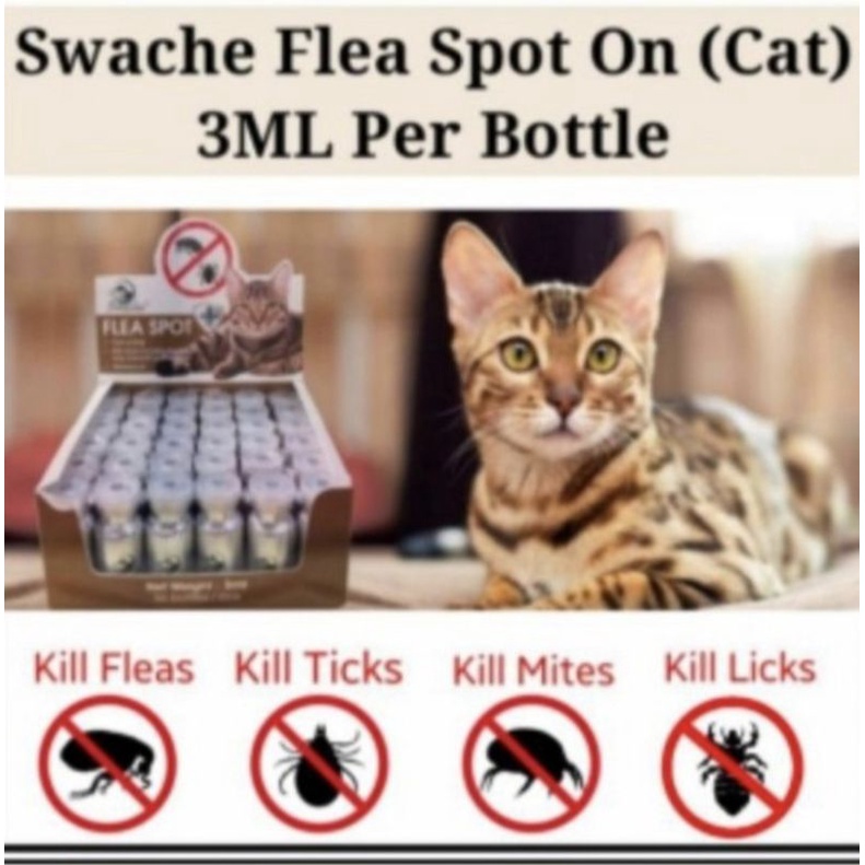 Swache Flea Spot (Ubat Kutu Haiwan) 3ml | Shopee Malaysia