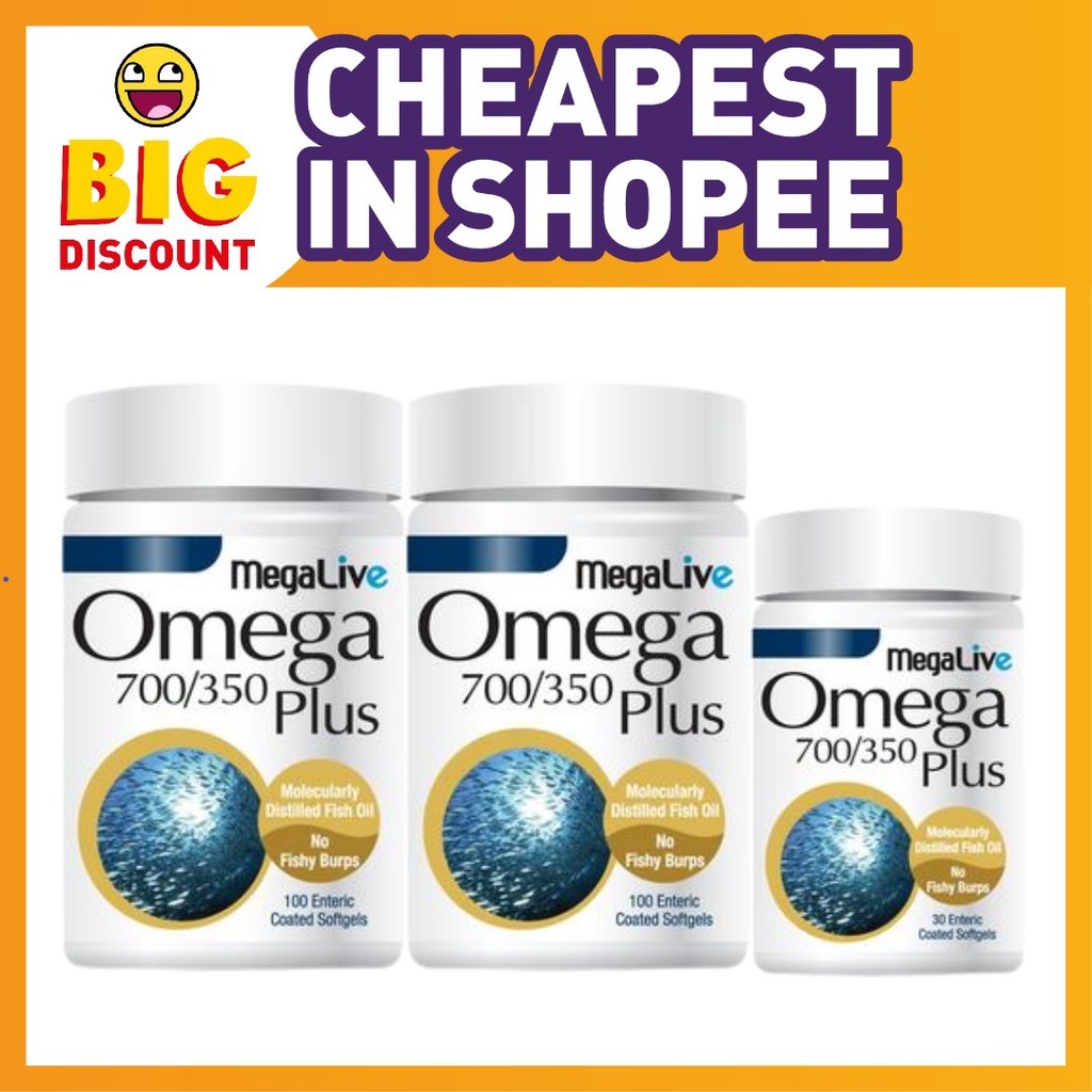  100 ORIGINAL MegaLive Omega 700 350 Plus 2 X 100 S FOC 30 S
