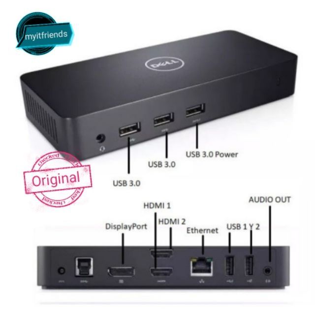 Dell D3100 Docking Station + Converter | Shopee Malaysia