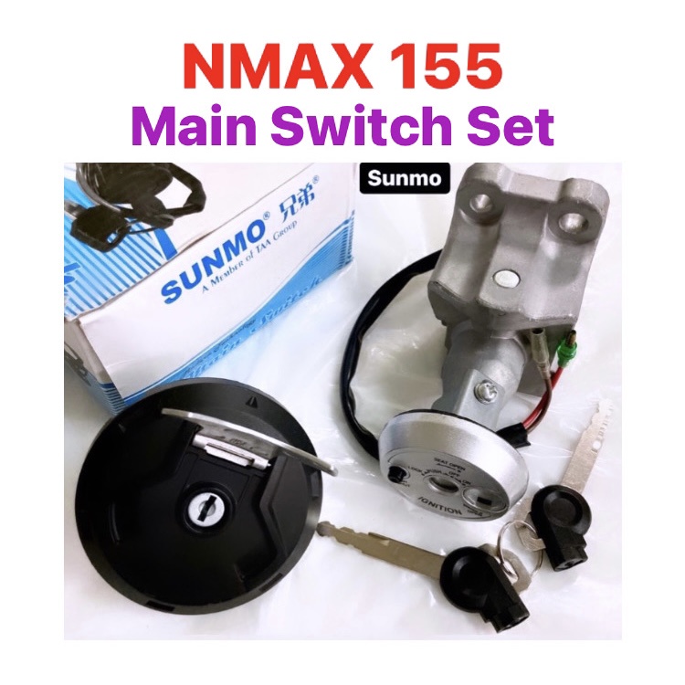 NMAX IGNITION MAIN SWITCH KEY FULL SET ELECTRIC SENSOR RUMAH KUNCI LOCK SUIS SET YAMAHA NMAX155 ...