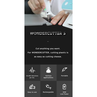 Wondercutter S - Ultrasonic Cutter / Dark Grey | Shopee Malaysia