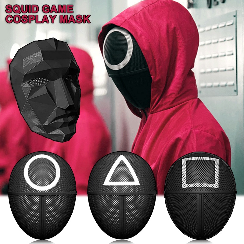 Squid Game Mask COS Cosplay Pretends To Play The Korean TV Series ...