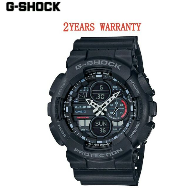 Original Casio G-Shock [2YEARS WARRANTY] GA-140-1A1 Men Watch Youth ...