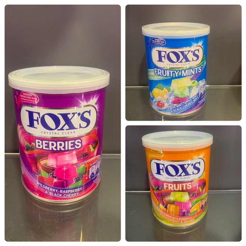 Fox’s Crystal Clear Candy Tin 180g Asst Flavour. | Shopee Malaysia