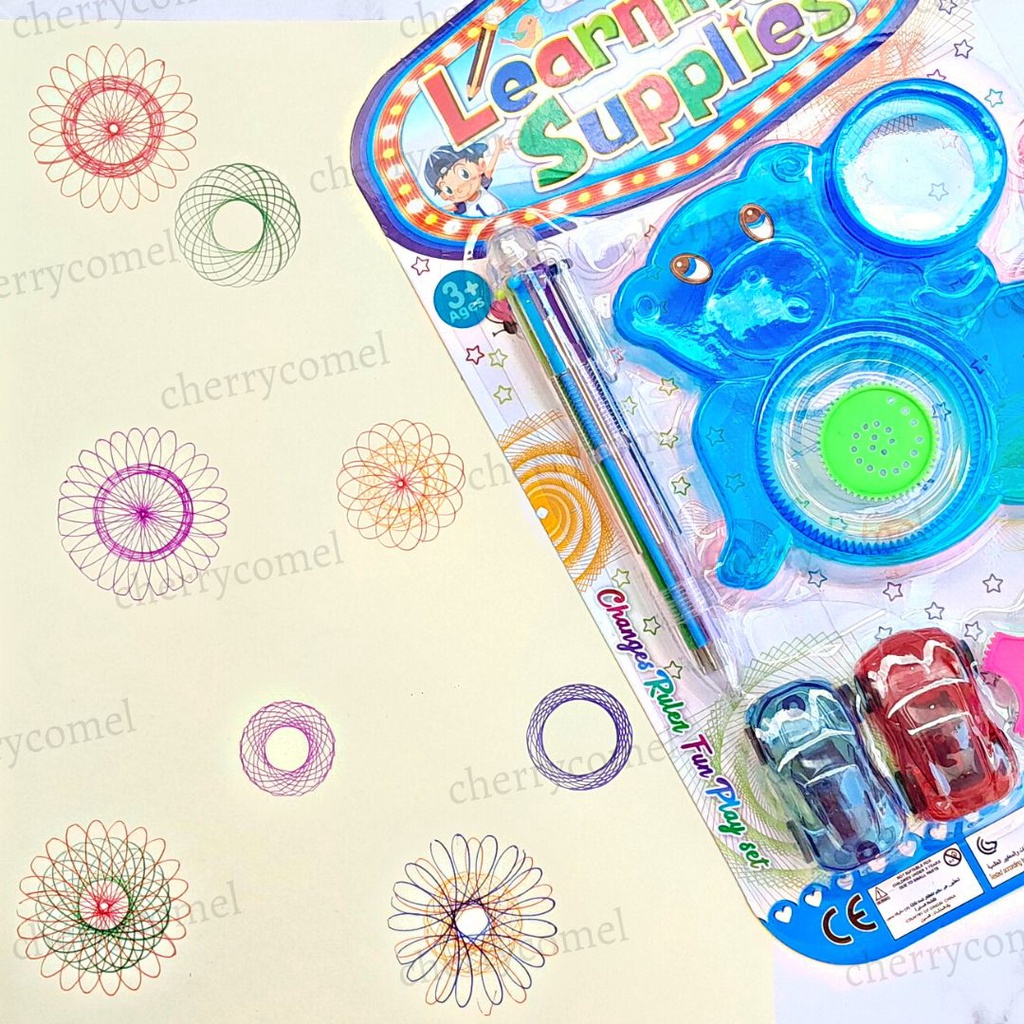 Flower Pattern Ruler Magic Ruler Stencil Spirograph Design Rulers ...