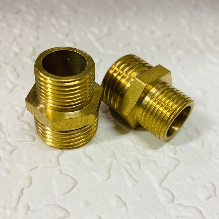 MALE TO MALE JOINT WATER PIPE FITTINGS COPPER 3/4 2/3 CONNECTOR ADAPTER ...