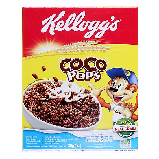 Kellogg's Coco Pops Cereal Chocolate Flavor 30g | Shopee Malaysia