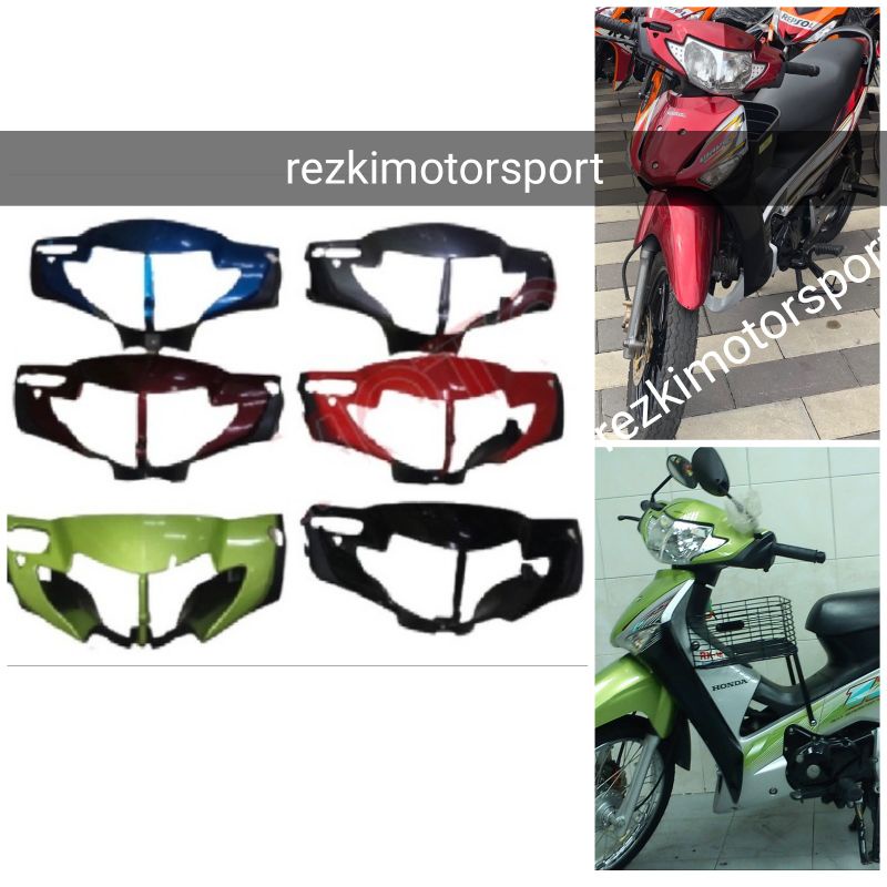 Wave 125s coverset kepala atas hitam merah hijau biru kelabu putih sny🔥 ...