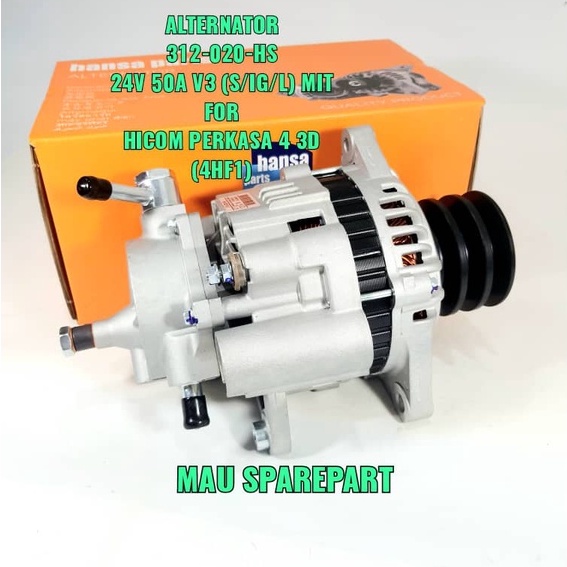 ( HANSA ) ALTERNATOR ( 312-020-HS )( 24V 50A V3 ( S/IG/L ) MIT FOR ...