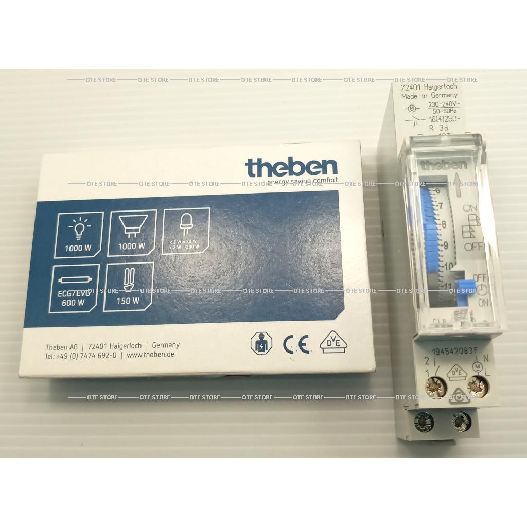 THEBEN SUL180a 24H S/R TIMER (MCB TYPE) (MADE IN GERMANY) | Shopee Malaysia
