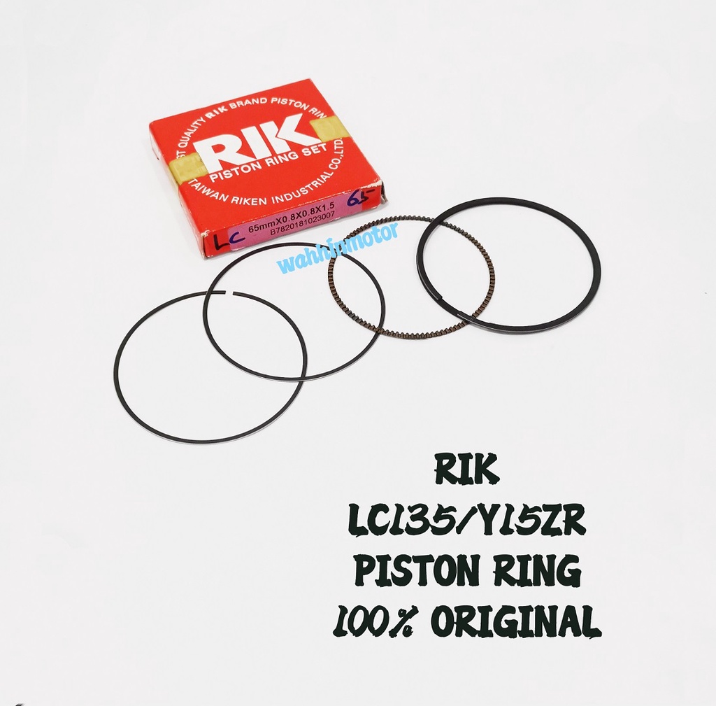 100% ORIGINAL RIK NPR RACING PISTON RING SET YAMAHA Y15 LC 135 Y15ZR ...