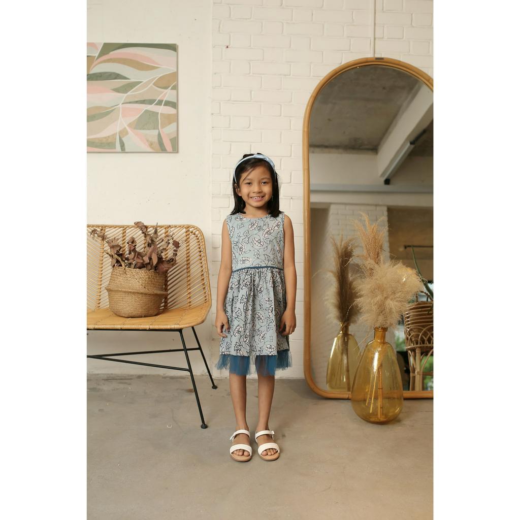 Eloque Dian Batik Dress in Blue, Peach, Pink or Yellow/Purple | Shopee ...