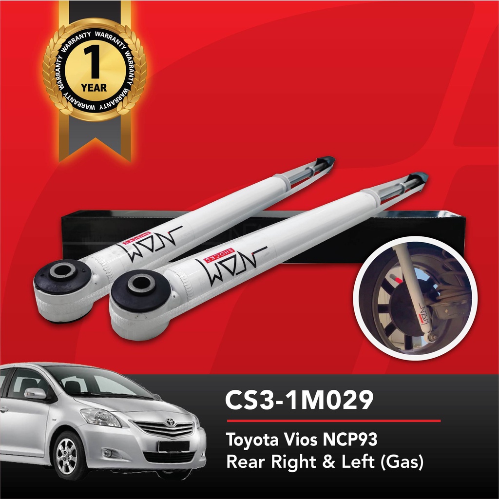 Toyota VIOS NCP93 Nam Shocks Rear Absorber - CS3-1M029 (Left + Right 1 set) | Shopee Malaysia