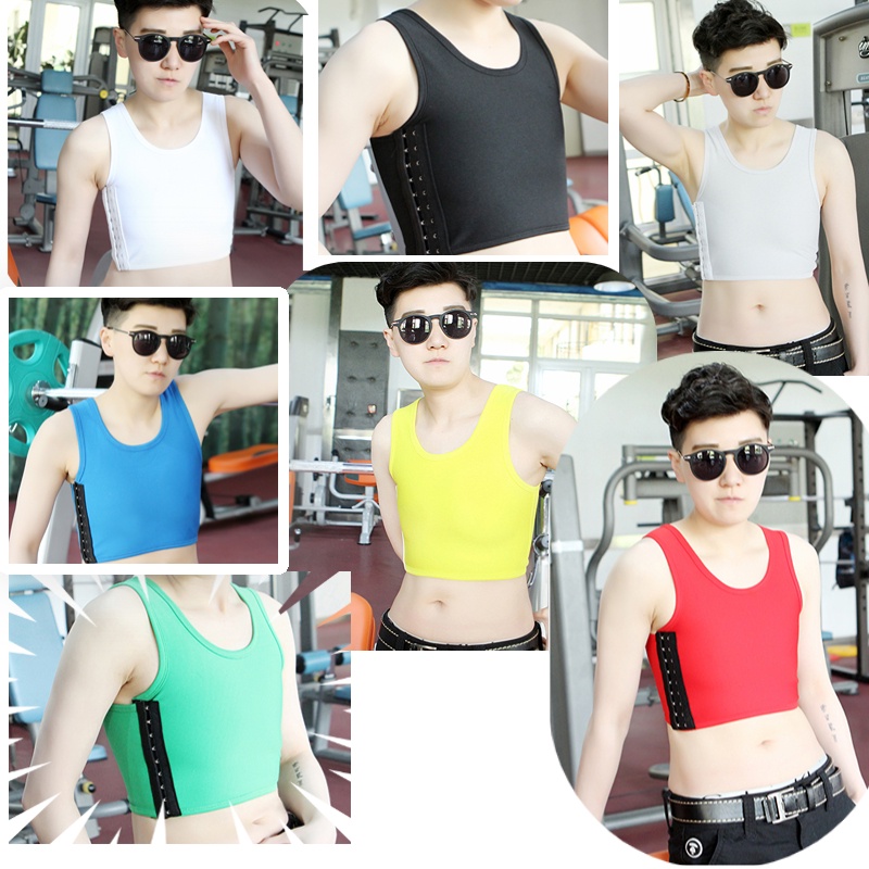 NEW Side Buckle Breathable Chest Binder Crop Top Breast Binder | Shopee ...