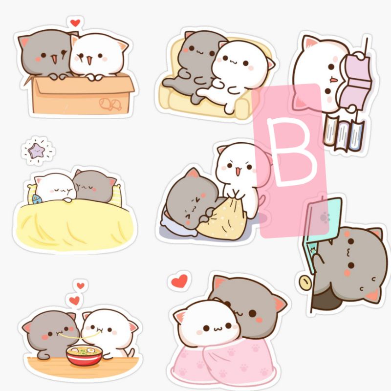 cute cat sticker kucing comel | Shopee Malaysia