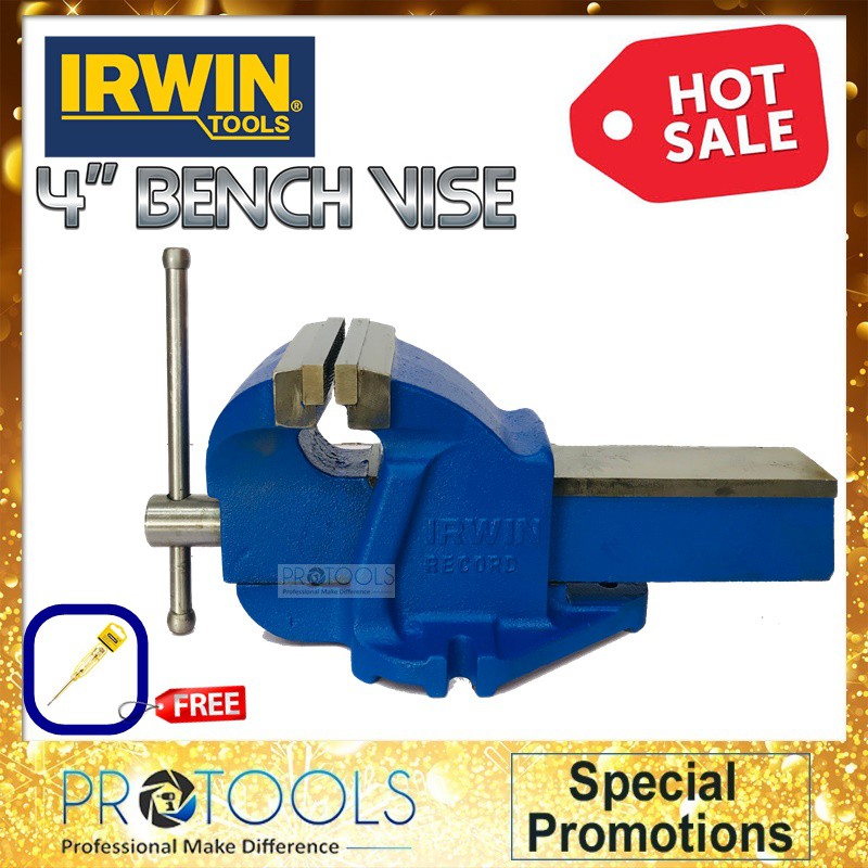 IRWIN MECHANICS VICES 4 INCH / 4'' - HEAVY DUTY FOC TEST PEN! | Shopee ...