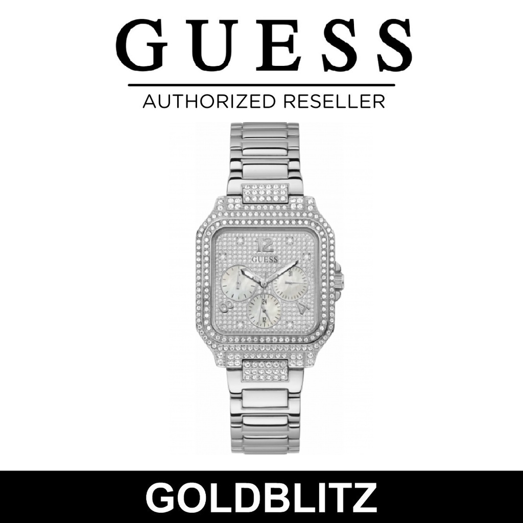 Guess GW0472L1 Stainless Steel Women Wrist Watch W0472L1 Square ...