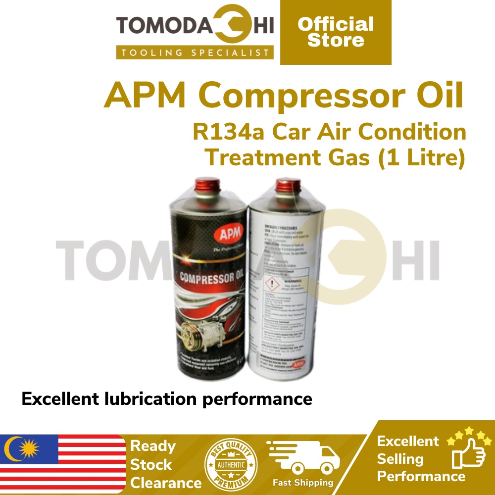 TOMODACHI APM Car Compressor Oil Aircond R134a Air Conditioner 1 Litre ...