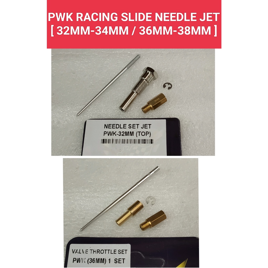 PWK RACING SLIDE NEEDLE JET SET (32/34) (36/38) (RACING BEE) FOR ...