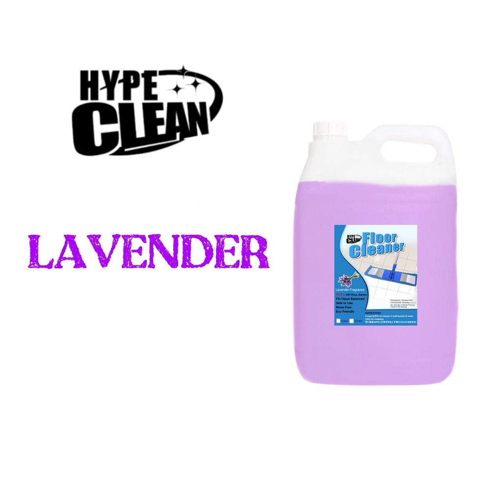 [10L] HYPE CLEAN Floor Cleaner Pencuci Lantai High Concentrated Rinse ...