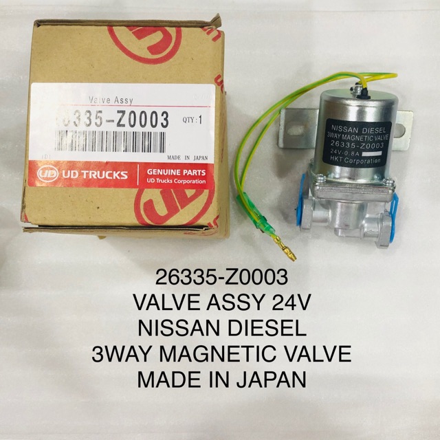 26335-Z0003 ORIGINAL J&J NISSAN DIESEL 3WAY MAGNETIC VALVE FOR USE ON ...