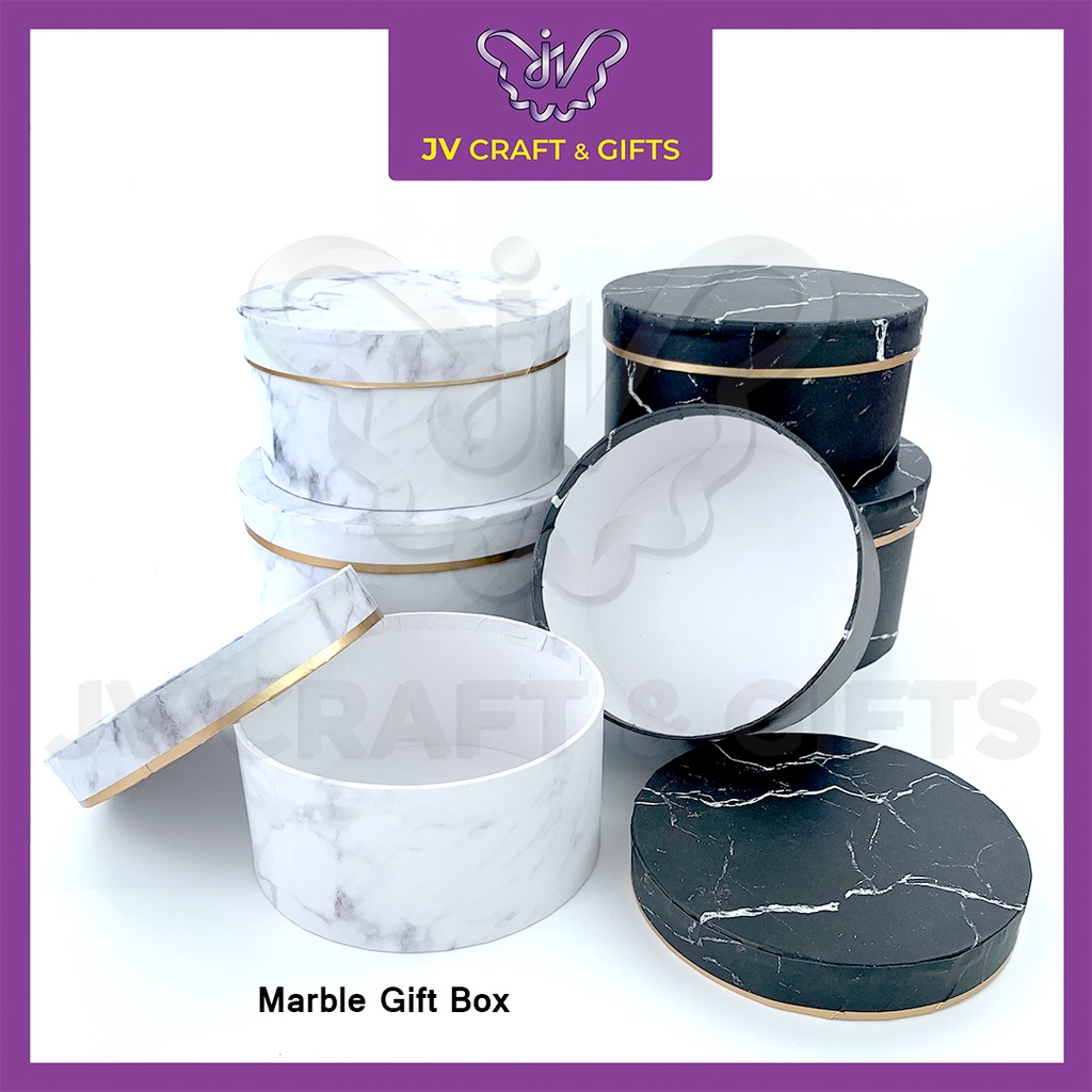 Round Flower Surprise Gift Birthday Bouquet Chocolate Doorgift Box | Kotak Bunga Hantaran Hadiah ...