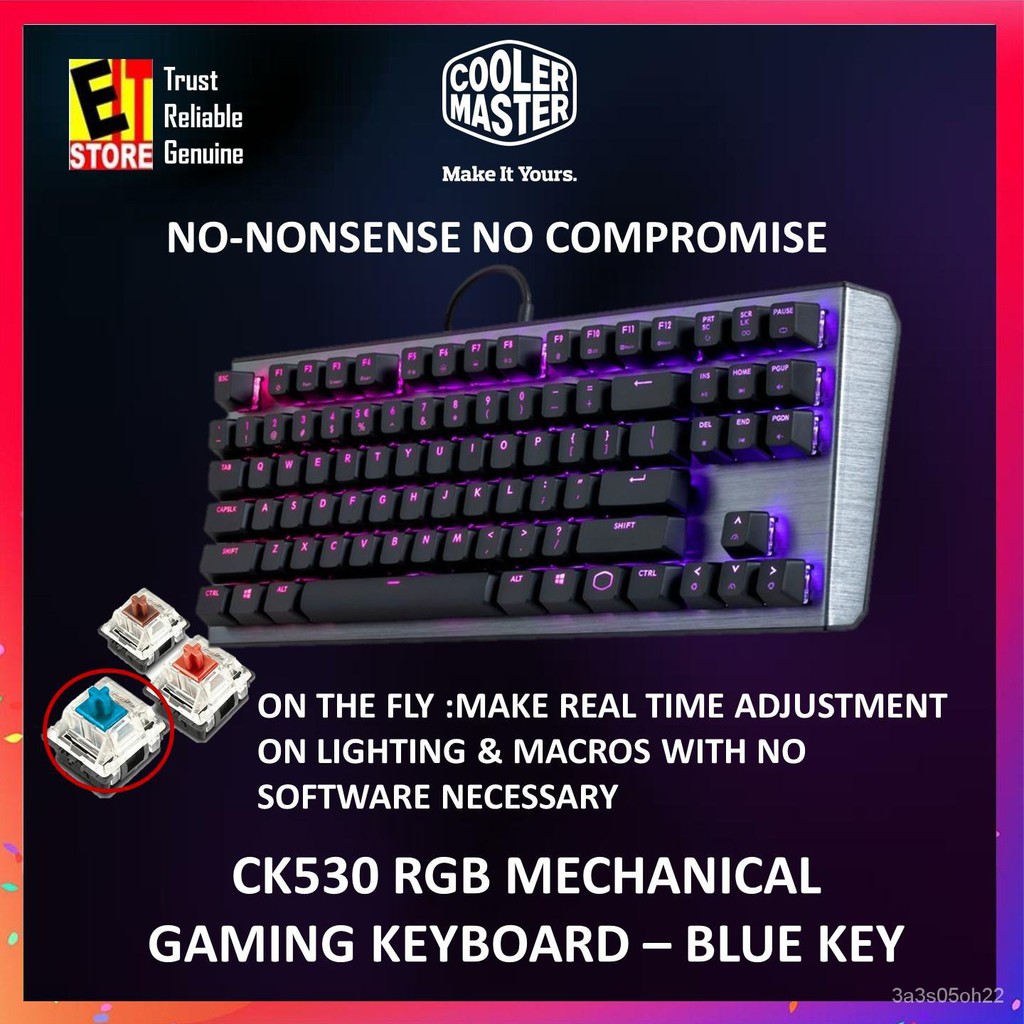 PVH4 COOLER MASTER CK530 V2 RGB MECHANICAL GAMING KEYBOARD WITH ...