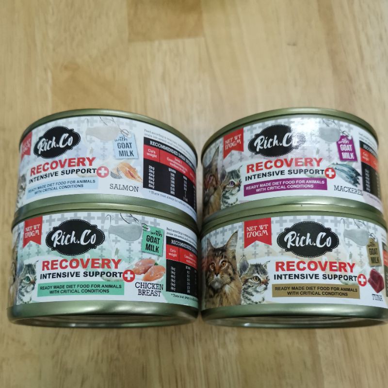 💥 4 x 170g Rich Co. Recovery Intensive Support Wet Food | Shopee Malaysia