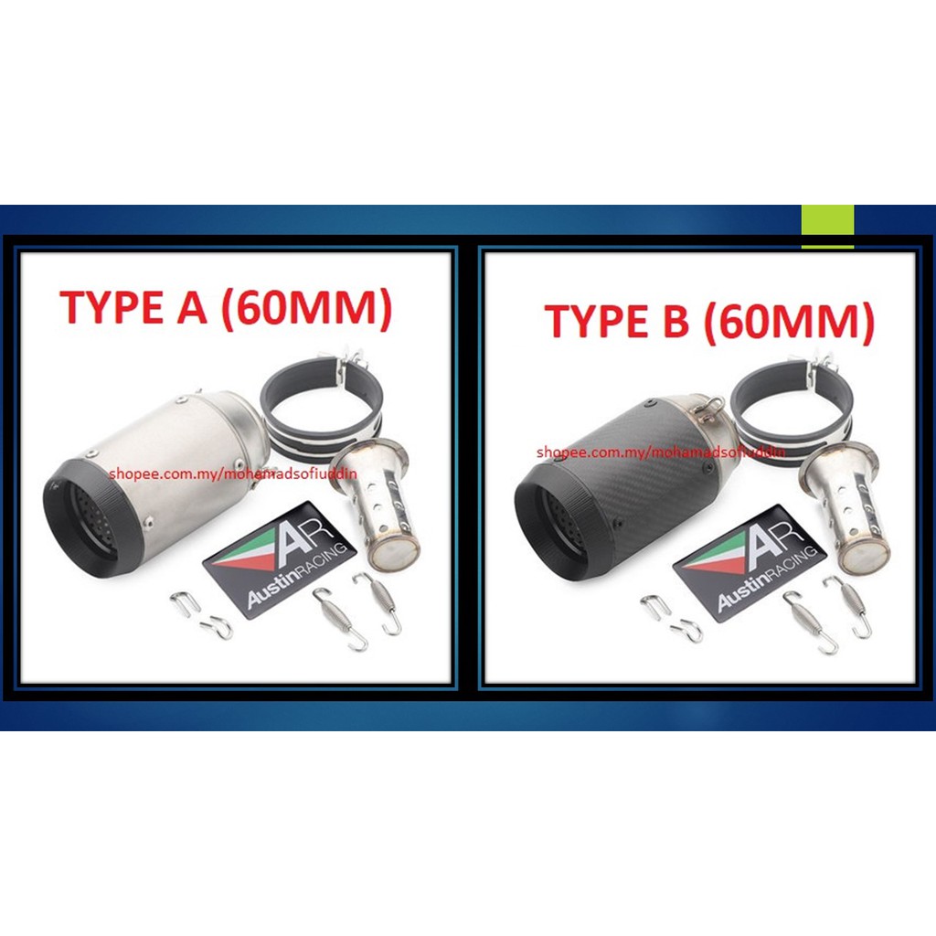 20. AR Austin Racing Exhaust Pipe For CBR1000 / Z800 / ZX6R / Z900 ...